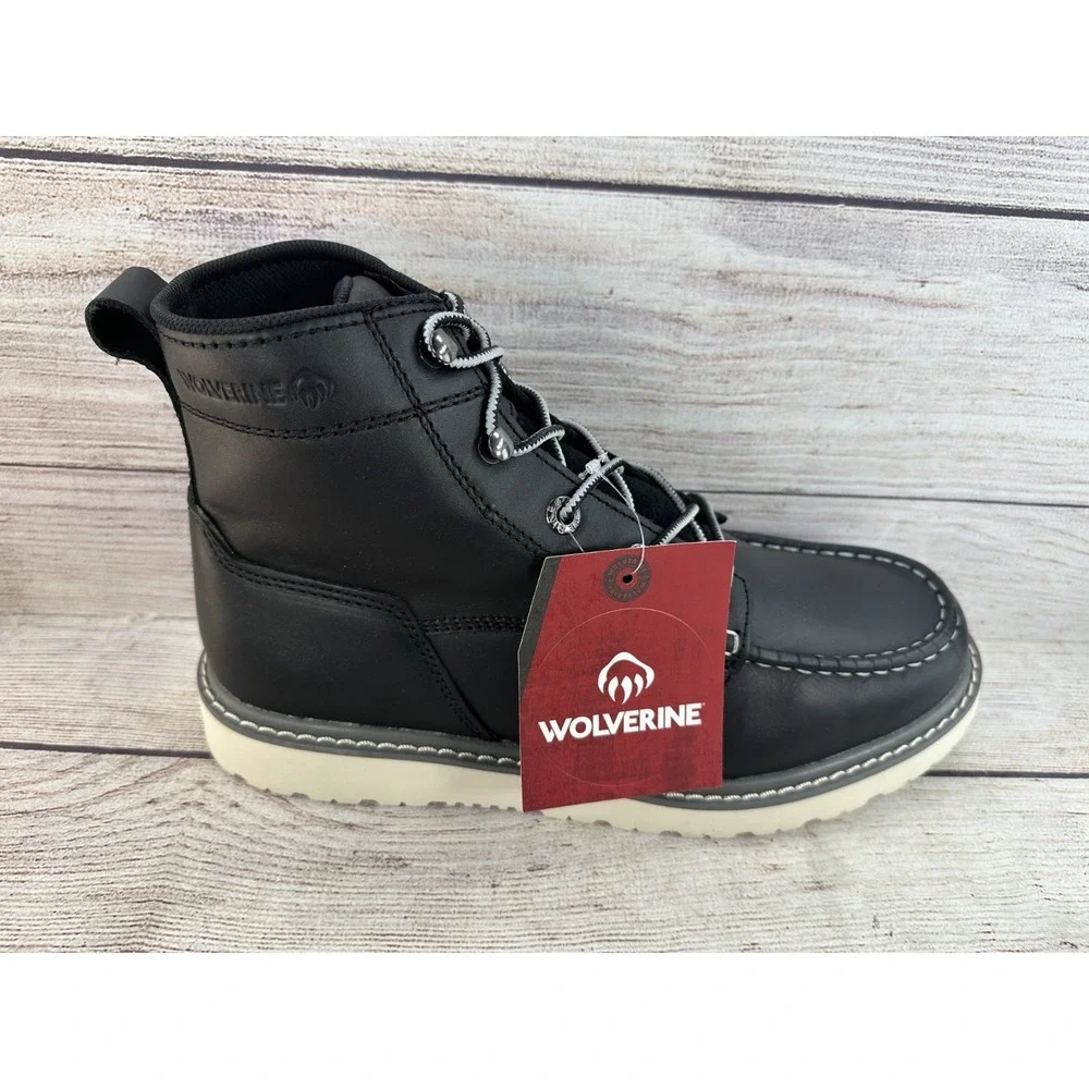 Wolverine | Shoes | Wolverine Trade Wedge Ul Boots Mens 75 Black Soft ...
